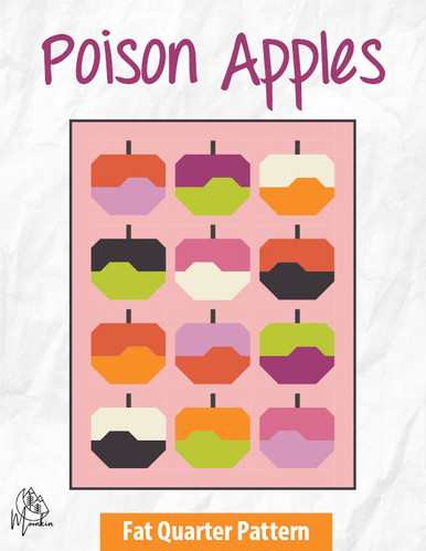 Poison Apple | Fat Quarter Pattern | Moonkin Stitchery