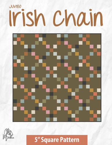 Jumbo Irish Chain | Charm Pack Pattern | Moonkin Stitchery