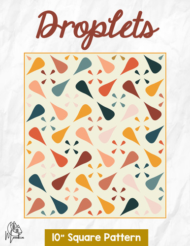 Droplets | Layer Cake Pattern | Moonkin Stitchery