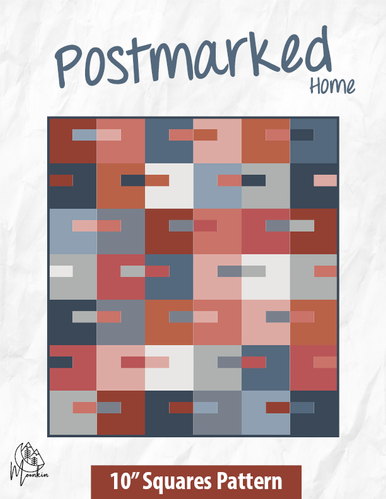 Postmarked | 10" Square Pattern | Moonkin Stitchery
