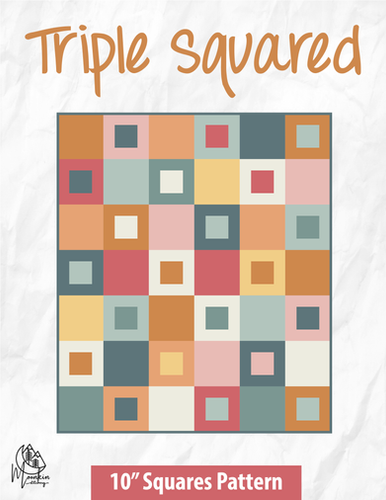 Triple Squared | 10" Square Pattern | Moonkin Stitchery