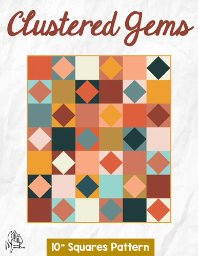 Clustered Gems | Layer Cake Pattern | Moonkin Stitchery
