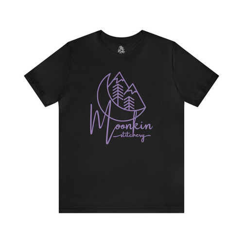 Moonkin Stitchery Logo | Black | Moonkin Stitchery