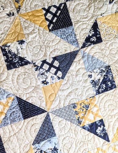 No Time Wasted | Layer Cake Pattern | Moonkin Stitchery