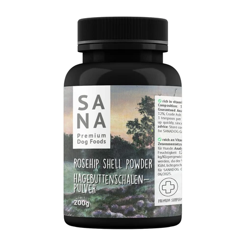 Rose Hip Powder 200g by SANA Dog | NorthWales Raw Feeds