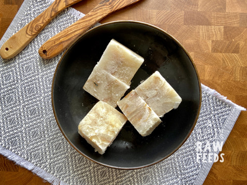 White Fish Chunks 1kg | NorthWales Raw Feeds