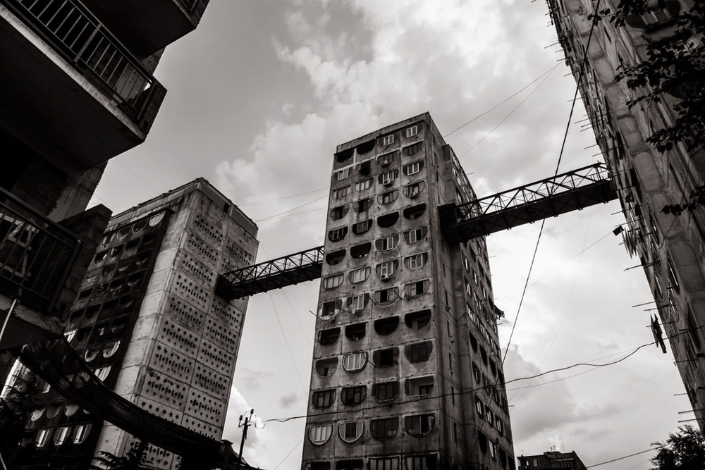 What happens when five Swedes step into a Soviet elevator?