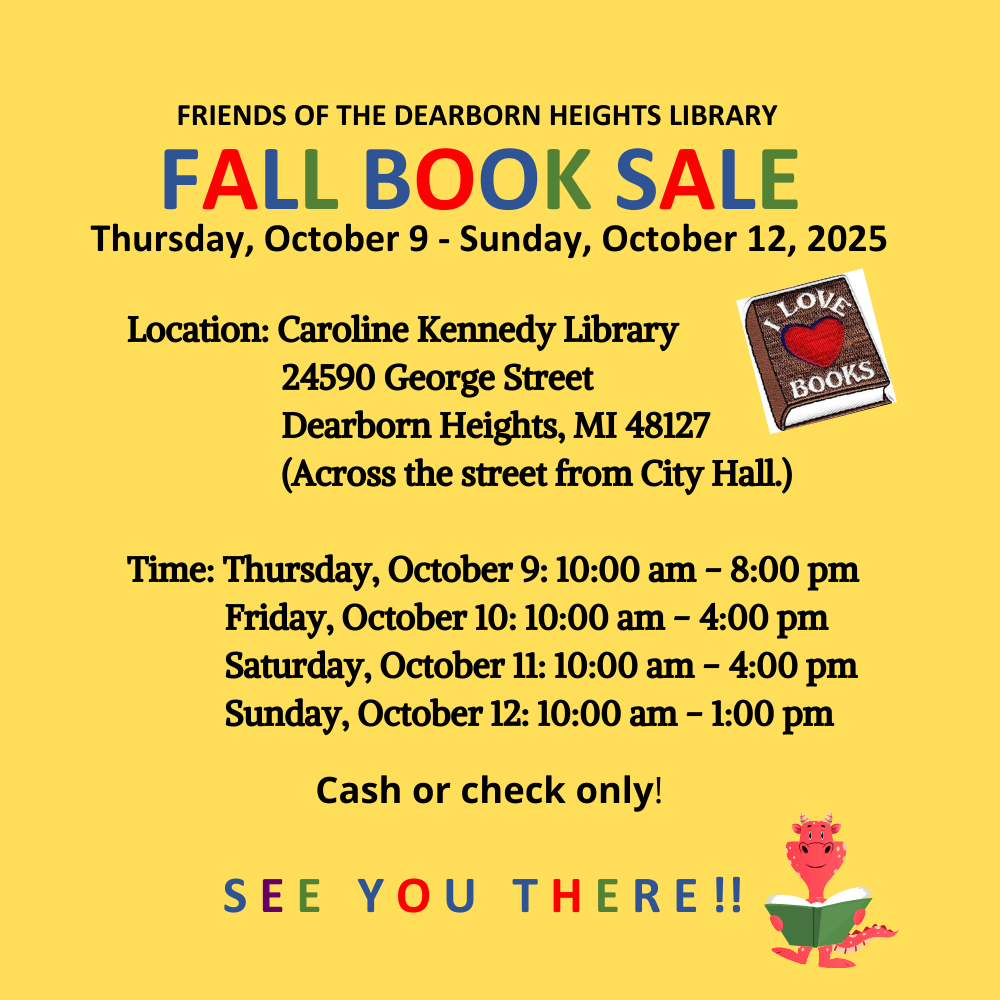 Friends Fall Books Sale | dhlibrary.org