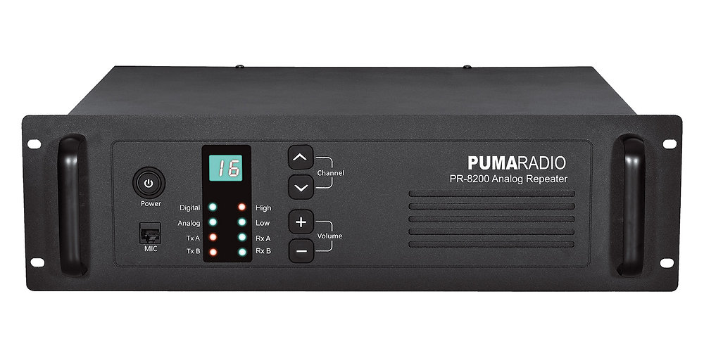 Pumaradio have released a pair of new repeaters, the PR-8200 analogue ...