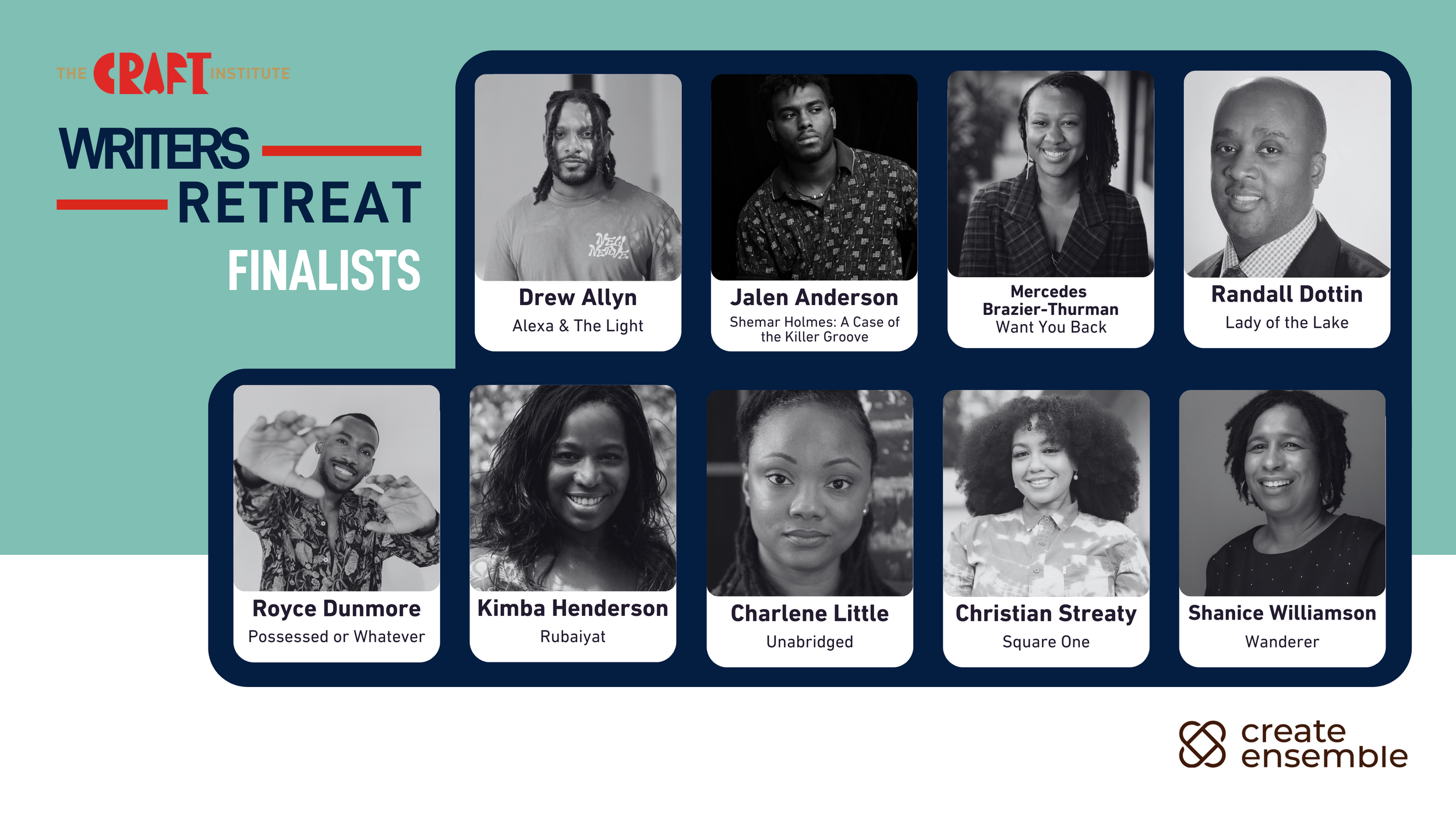 The CRAFT Institute: Writers Retreat Announces Its Finalists