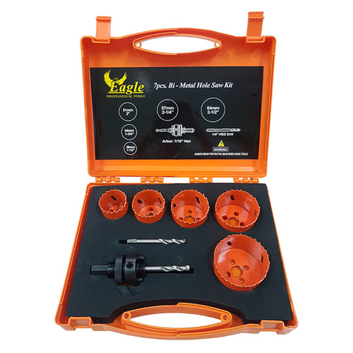 7pcs BI Metal Hole Saw Set | Eagle Website