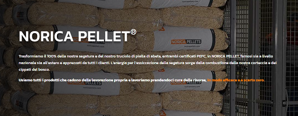 NORICA PELLETS | Abete Austria | vendita pellet stufe