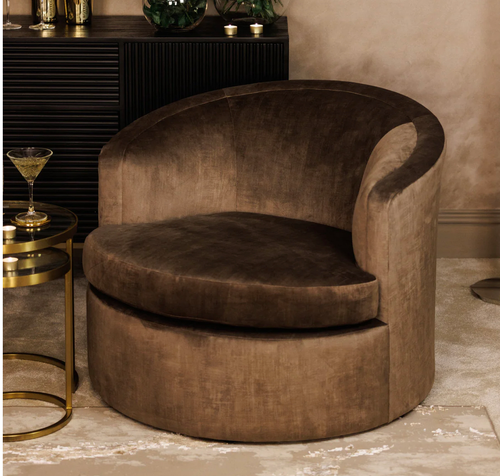 Ferrero Luxury Curved Armchair | Winteriors