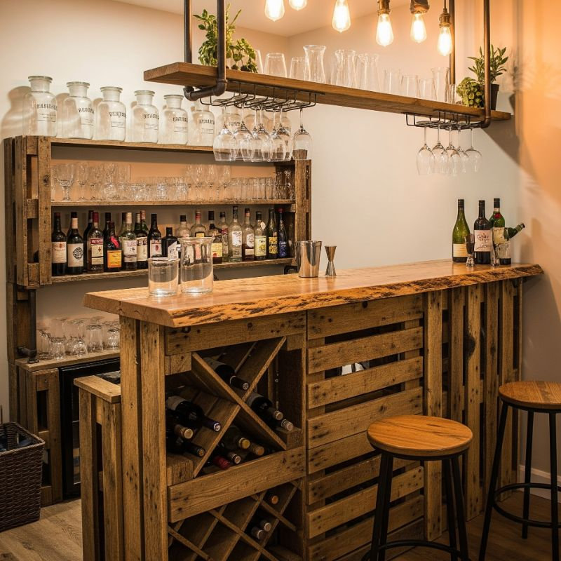 15 DIY Bar Ideas to Build Your Own Home Pub