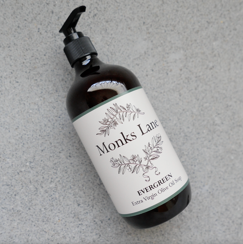 Evergreen hand and body liquid soap | Monks Lane