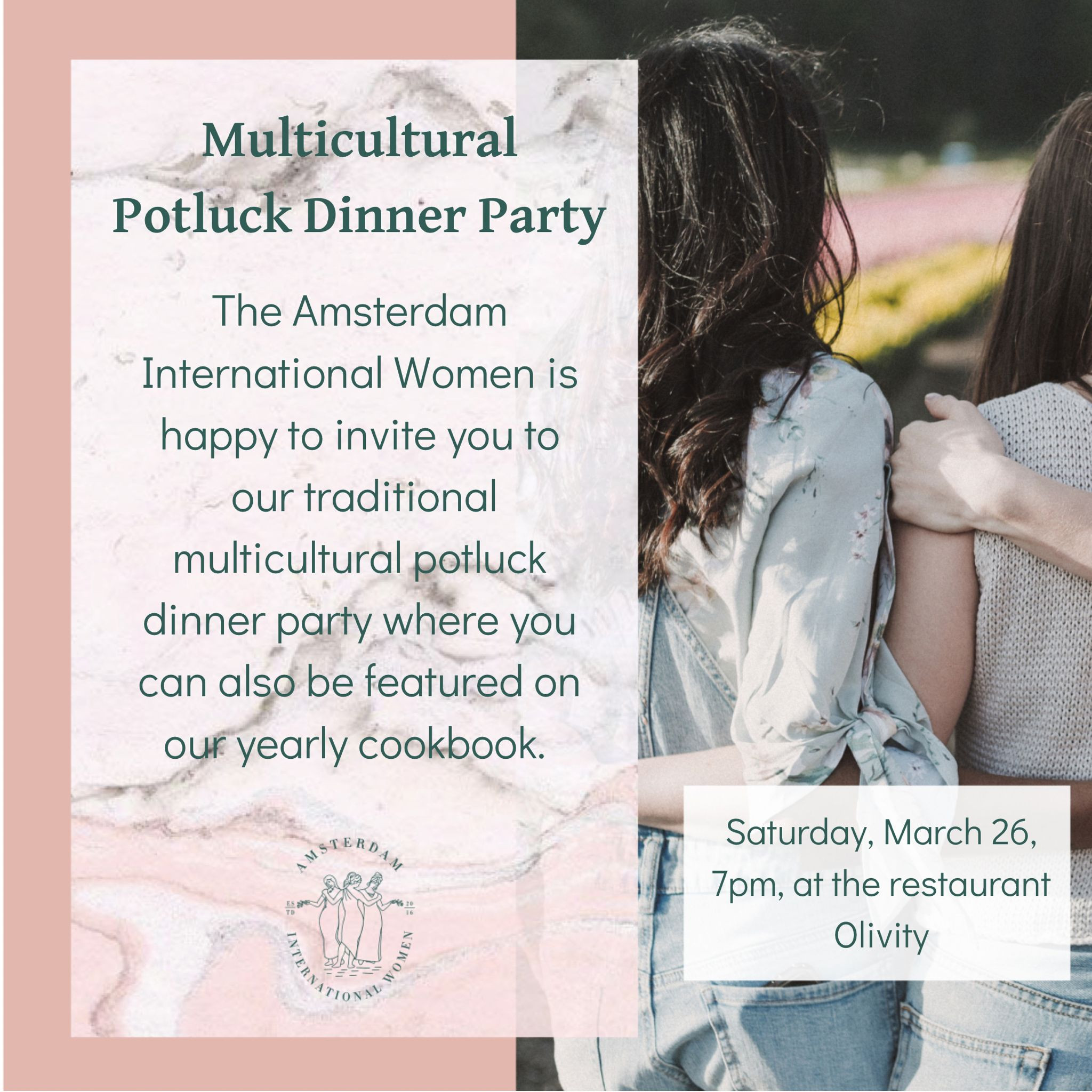 Multicultural Potluck Dinner Party | AIW - Amsterdam