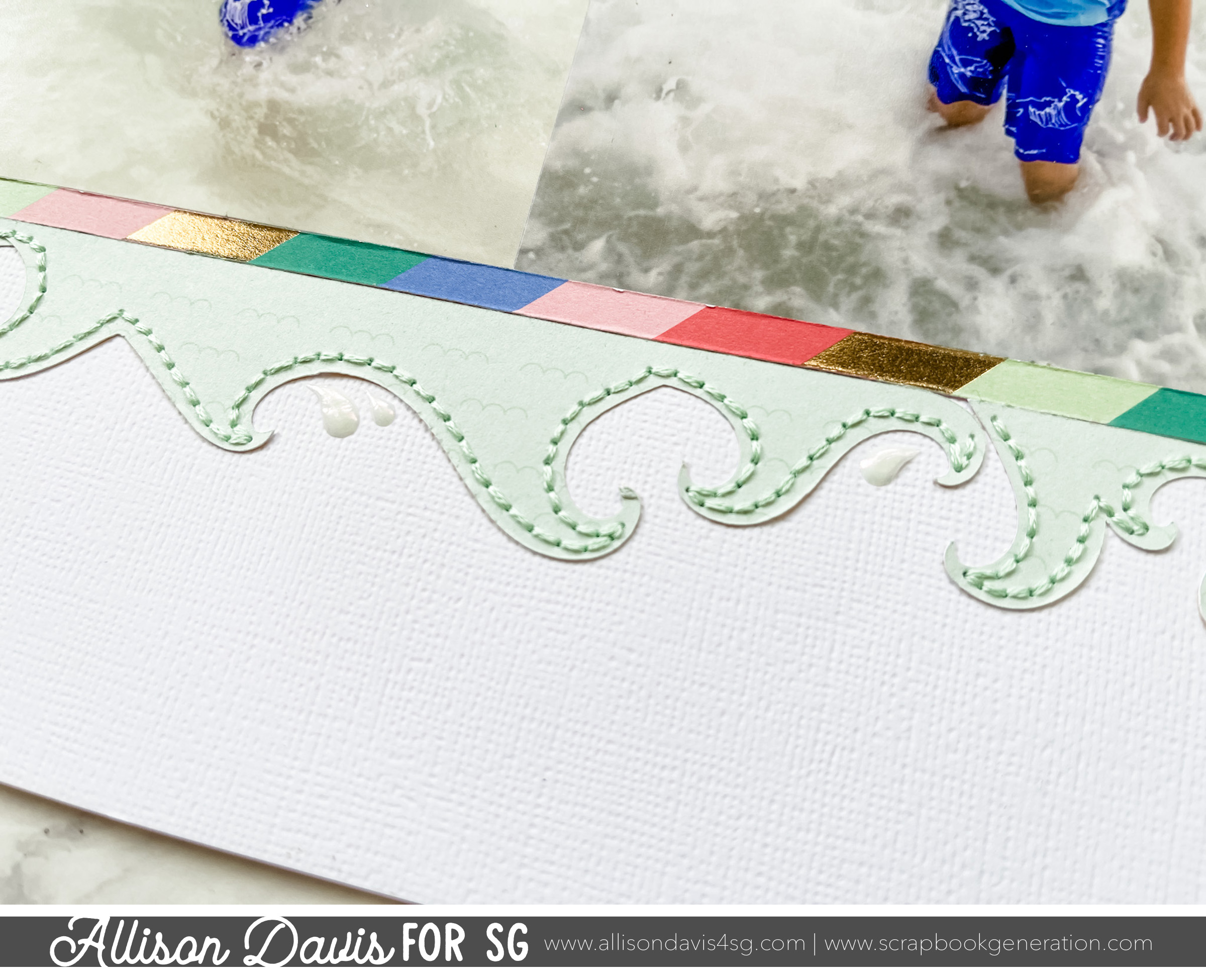 Scrapbooking with 6x6" Paper Pads: Using 4" Squares