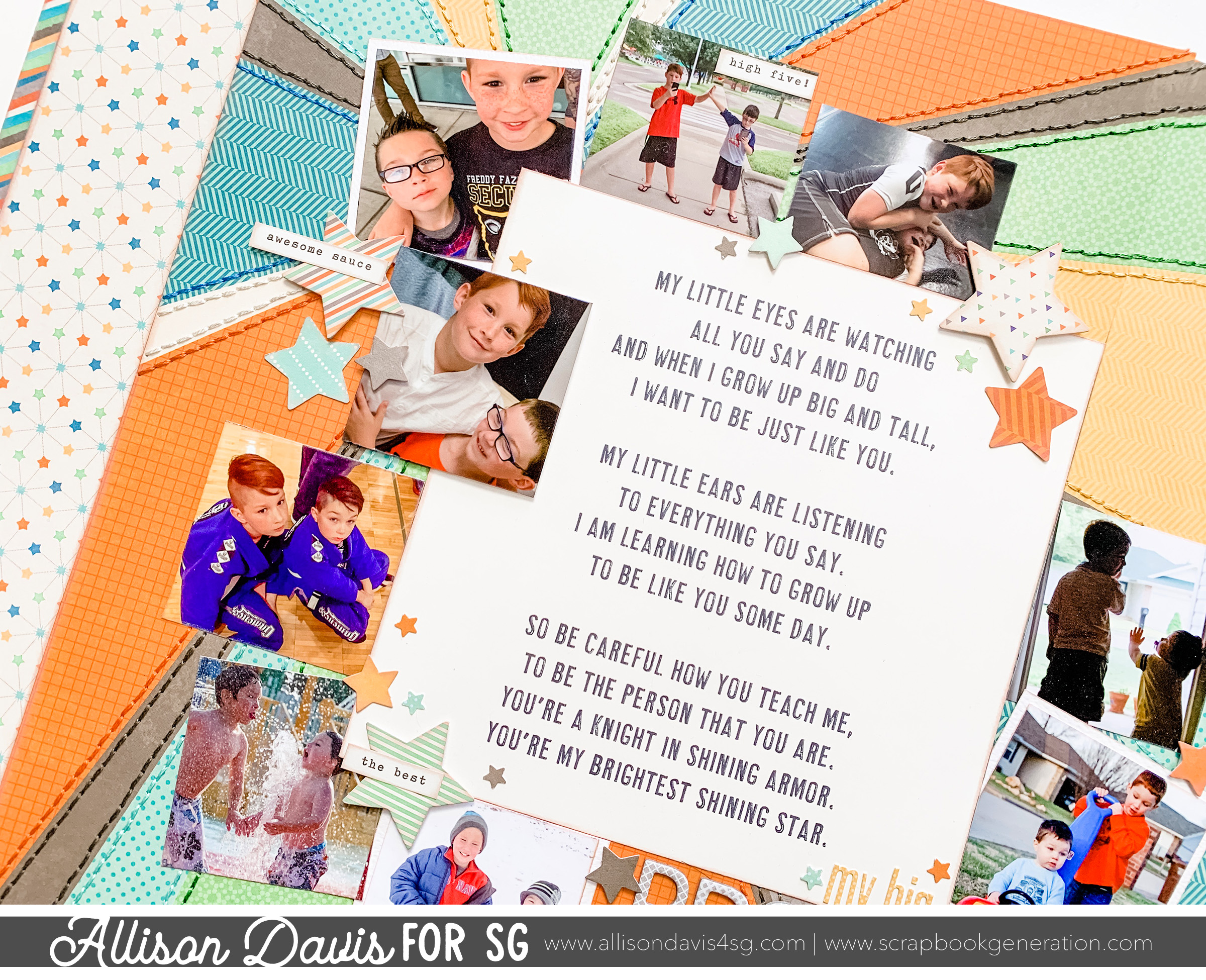 Scrapbooking Quick Tip: Using Poems for Journaling