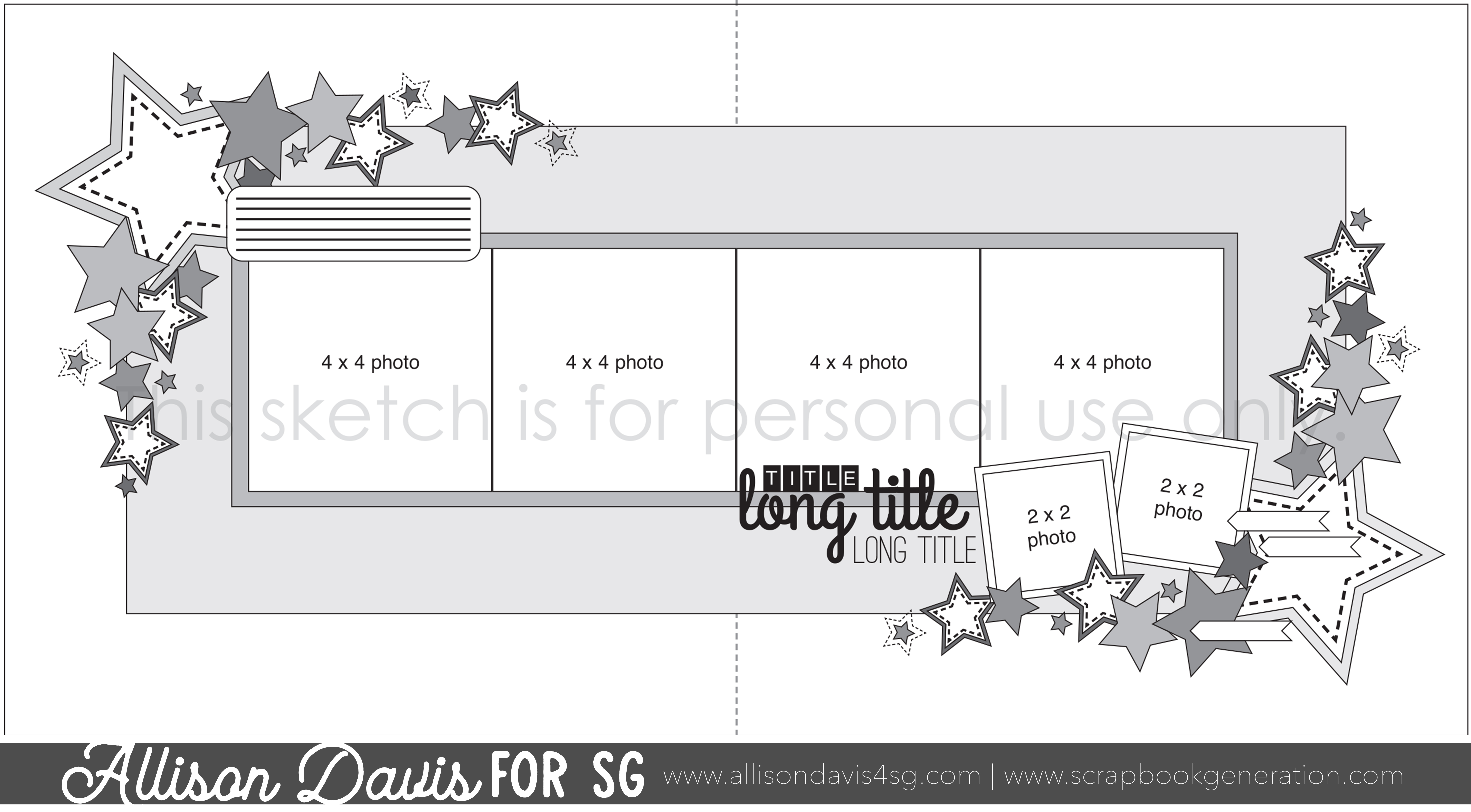 Sketch Week #5 | How to Use and Adapt Scrapbook Sketches | Day 3