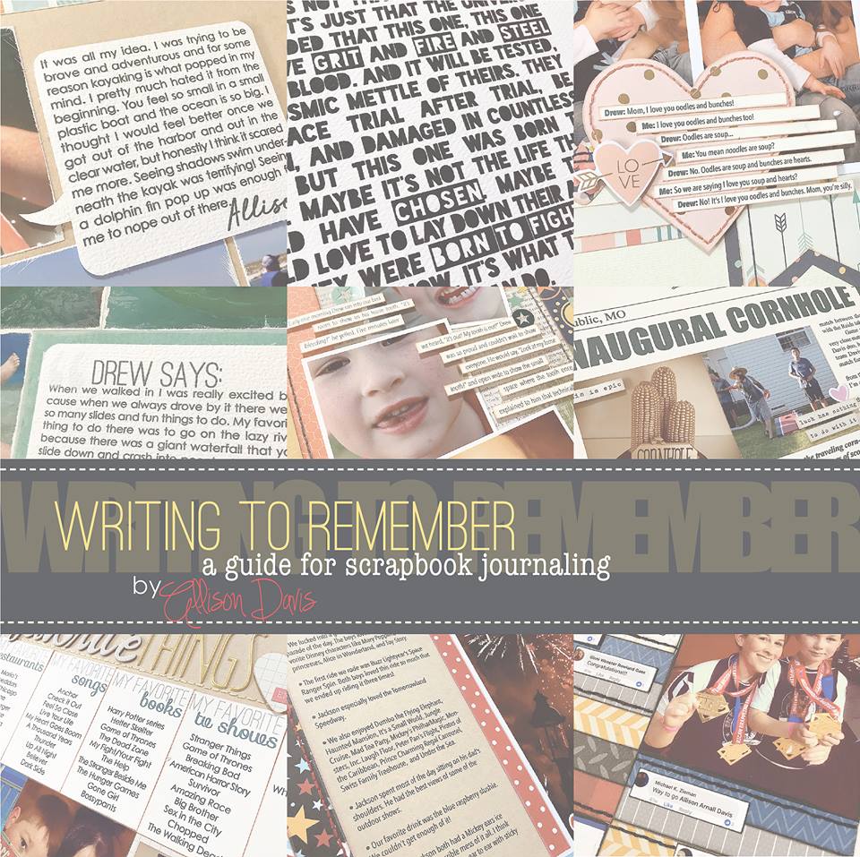 Scrapbooking Quick Tip: Using Poems for Journaling