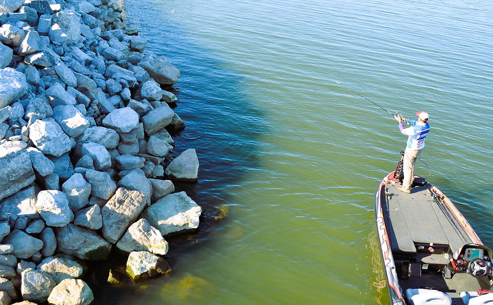 Effectively Fishing Rip Rap