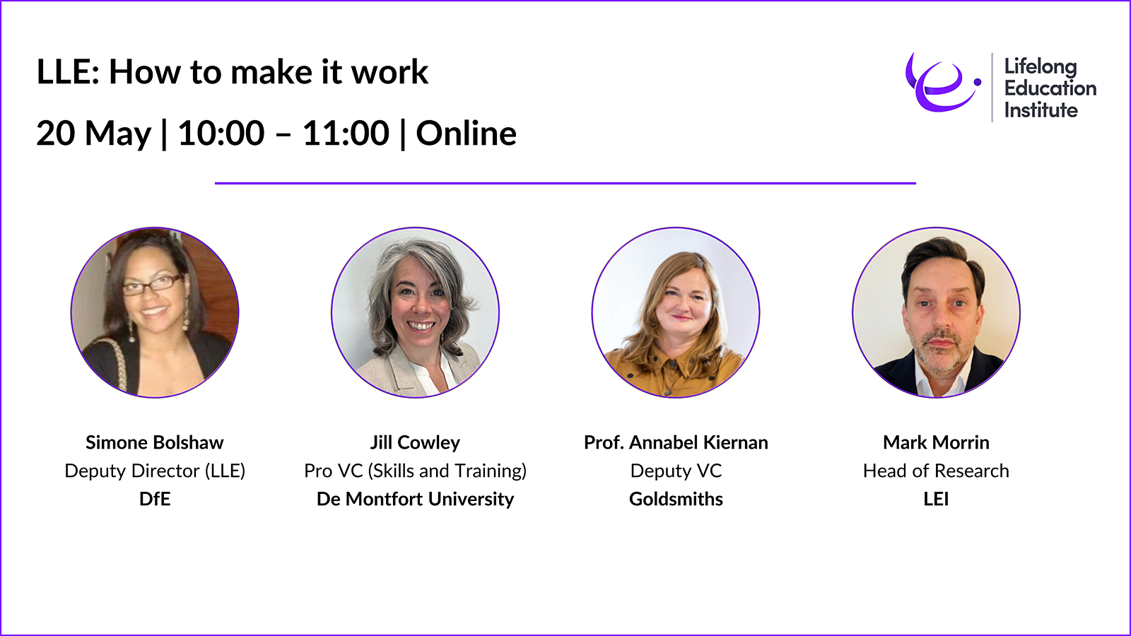 LLE: How to make it work