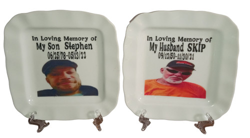 Memorial Plates | MariesUniqueDecor