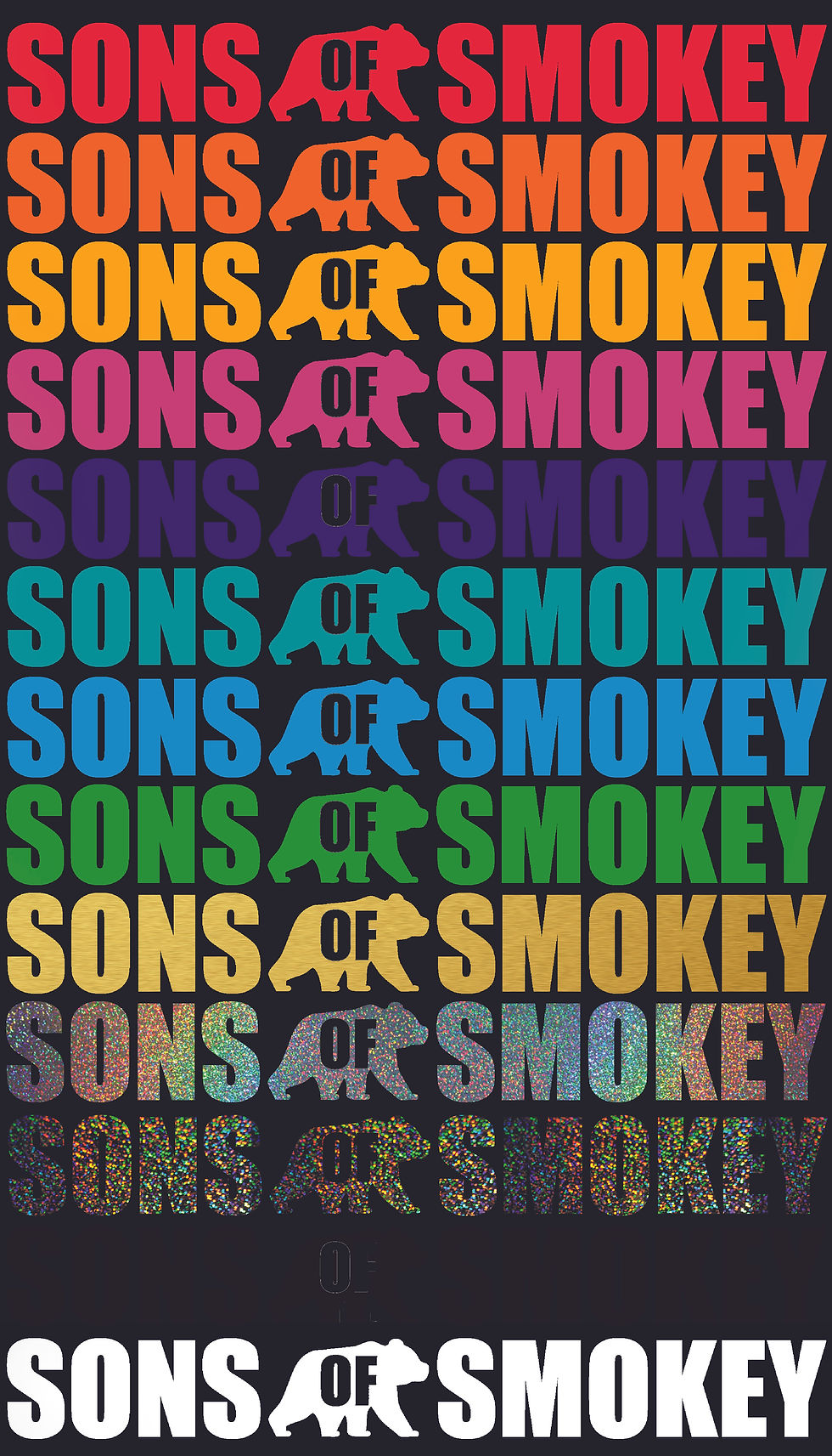 Sons Of Smokey Windshield Banner / Rocker Panel Decal | Gambler 500 Sons Of Smokey Windshield Banner / Rocker Panel Decal | Gambler 500