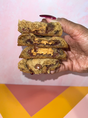 Peanut Butta & Jelly stuffed Chocolate Chip | Buttasbakery