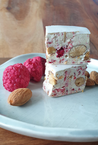 Almond & Raspberry Nougat | The Nougaterie