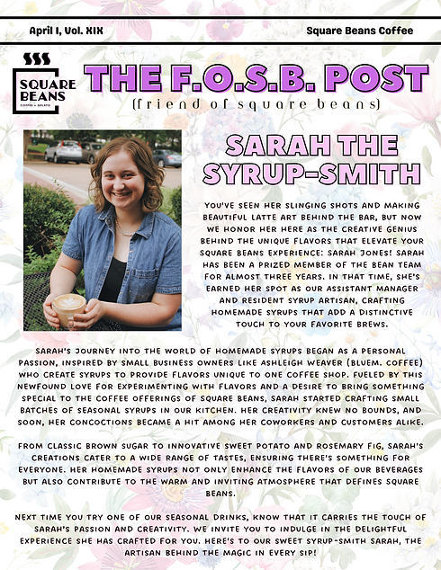 Local Coffee Shop | Square Beans Coffee | Collierville