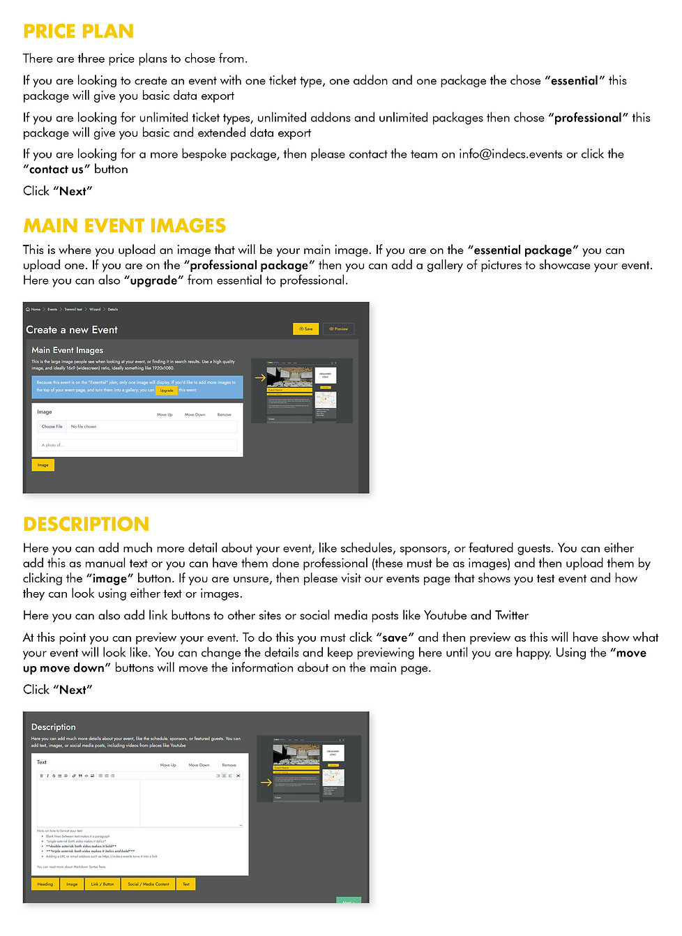 How to get started | Indecs