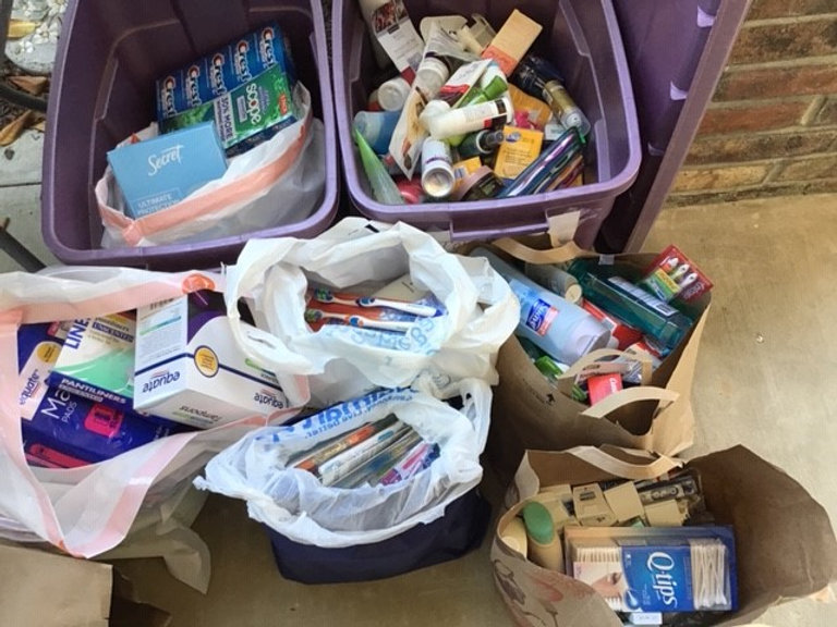 8/11/20 Toiletries Drive making a clean sweep in the community!