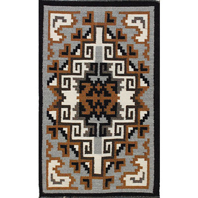 NAVAJO, TWO GRAY HILLS RUG, ARNOLD BEGAY | tribalartszion