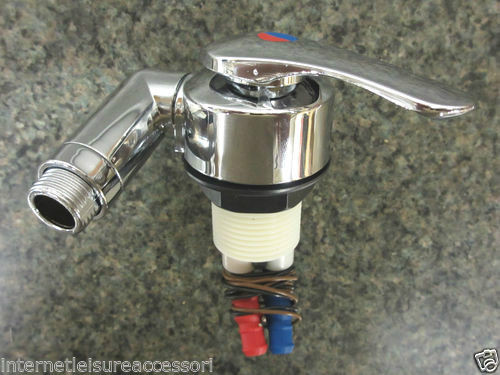 Reich Twist 33mm TableTop Caravan Mixer Tap Microswitch | caravan-megastore