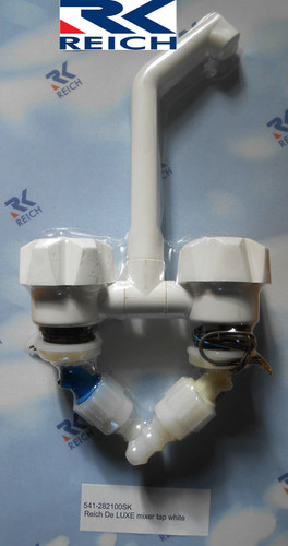 Reich Deluxe Mixer Tap, White | caravan-megastore