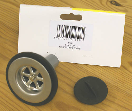 1.1/4" to 3/4" Straight Sink Waste | caravan-megastore