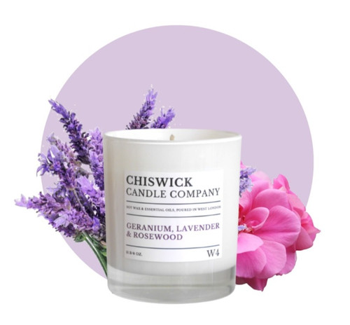 Geranium, Lavender & Rosewood | Chiswick Candle Co.