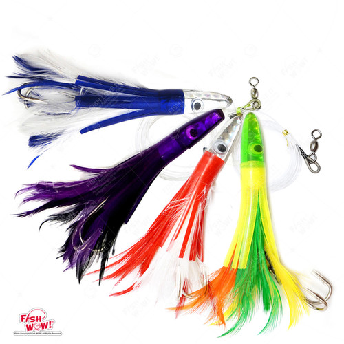 6" Tuna Feather Rig | Fish WOW!