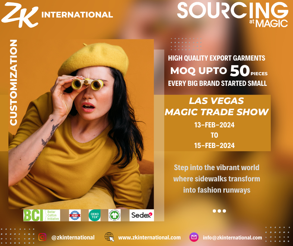 ZK International in Las Vegas Sourcing at Magic Trade Show