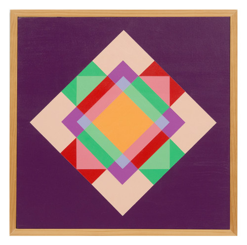 Color Diamond in Maroon, 2020 | Artfolios