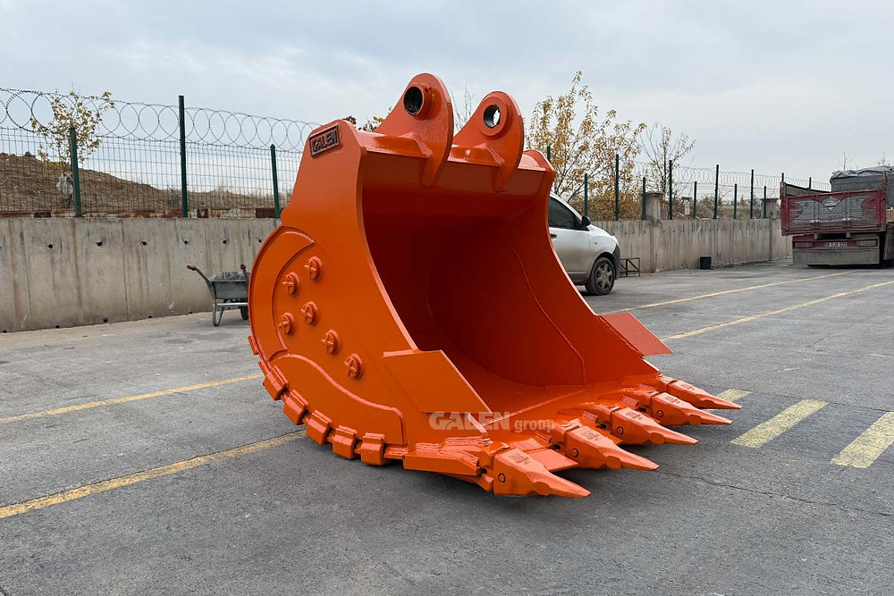 Hitachi ZX350 Rock Bucket | Galen Buckets