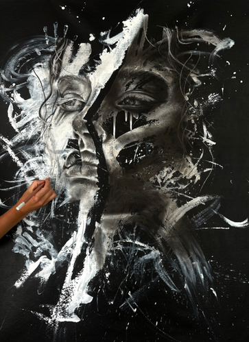 Torn Between - Original Abstract Art | Jamie Torpey