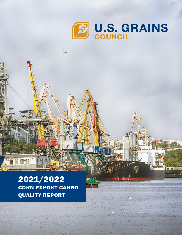 2021/2022 USGC Corn Export Cargo Quality Report