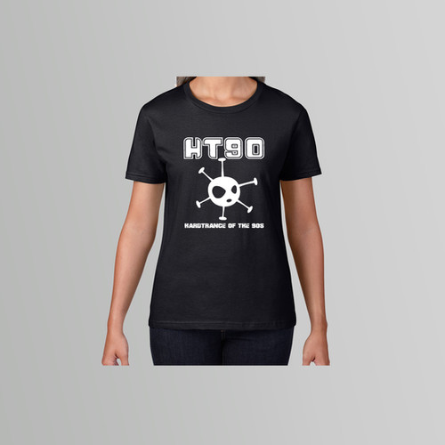 HT90 Ladies T-Shirt (Various Colours) | Hard Trance Europe