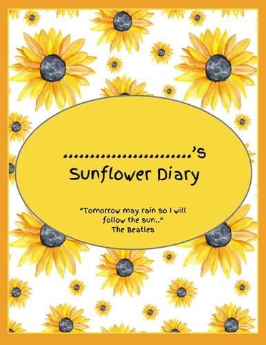 Sunflower Diary and Activity Pack | The Wildling Tribe