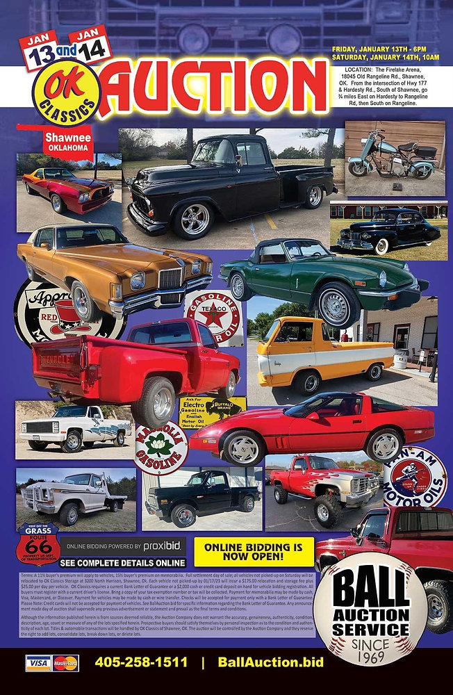 OK CLASSICS car and memorabilia event!