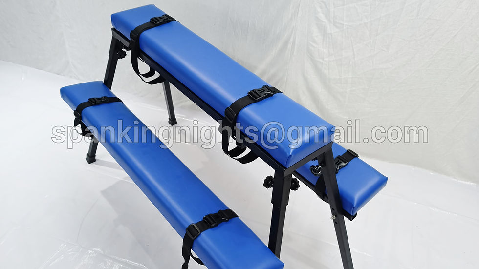 Spanking Bench Restraint Blue Color BDSM Furniture Spanking Bench ...