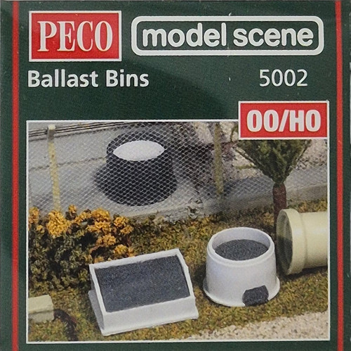 PECO Model Scene 5002 Ballast Bins - OO/HO Scale | MGR Model Railways