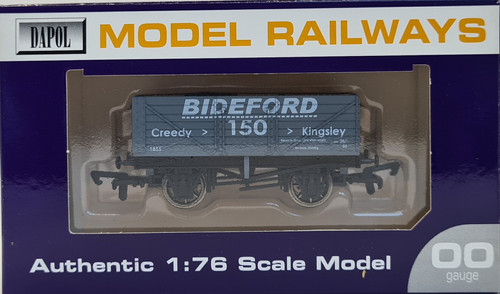 Dapol 7 Plank Open Wagon 1855 with Coal Load Bideford 150 - Special ...